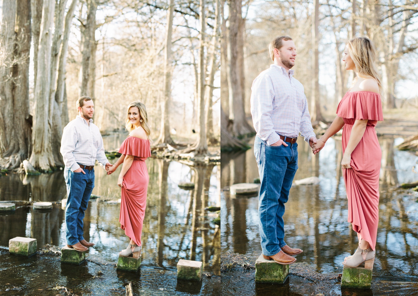 Bradley and Maxlynn's Engagement Session - Cibolo Nature Center - Pine ...